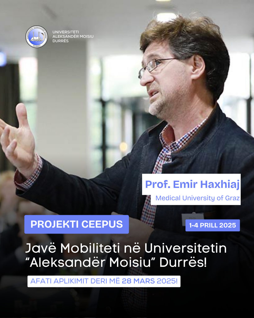 Projekti Ceepus, leksion i hapur me Prof. Emir Haxhija nga Medical ...