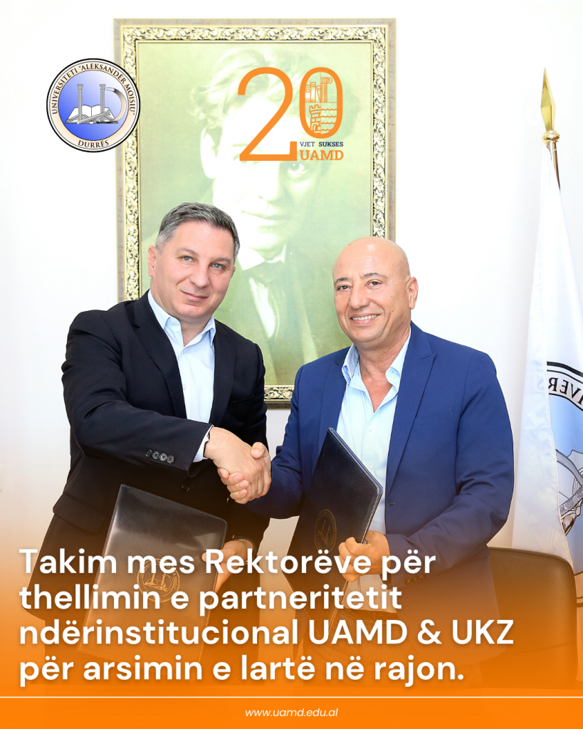 Takim Strategjik për Bashkëpunim Akademik mes UAMD dhe UKZ ...